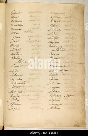 Rolle des Soldats du Regiment de Carignan Salieres qui se sont faits ...
