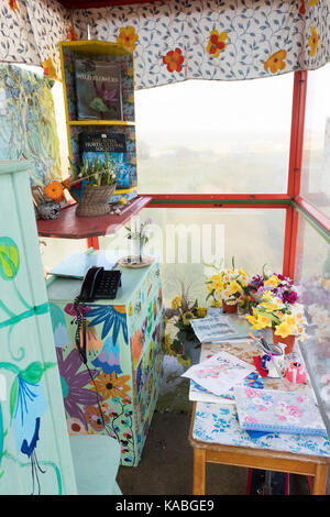 Bobby's bus stop - an unusual tourist attraction in Unst, Shetland ...