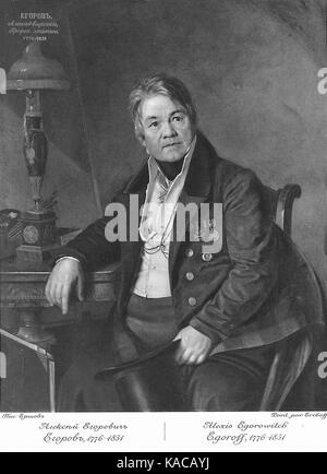 RusPortraits v5-024 Alexis Egorowitch Egoroff, 1776-1851 Stock Photo ...