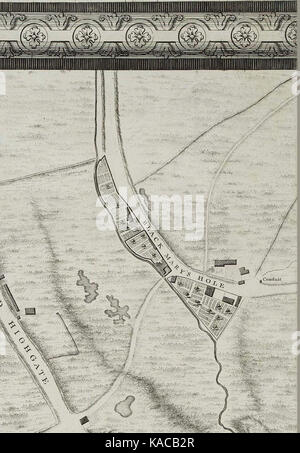 Rocque Map of London 1746 009 Stock Photo - Alamy