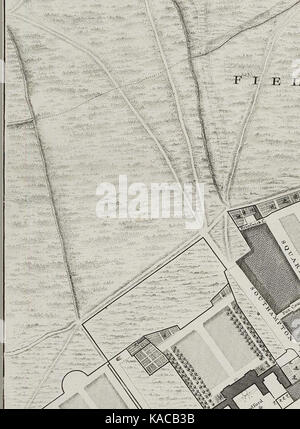 Rocque Map of London 1746 031 Stock Photo - Alamy