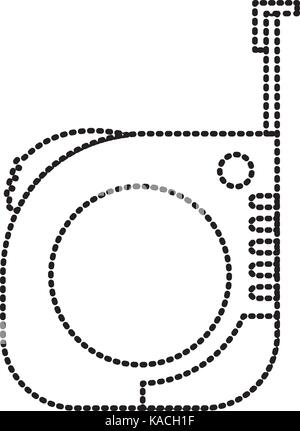 Roulette, single icon in monochrome style.Roulette, vector symbol stock ...