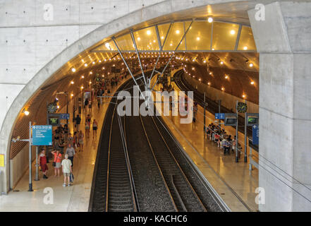 Monaco Monte-Carlo railway station in Monte Carlo, Monaco, Europe Stock ...