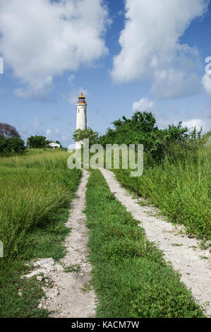 Harrison Point Lighthouse on the West Coast of Barbados Stock Photo - Alamy