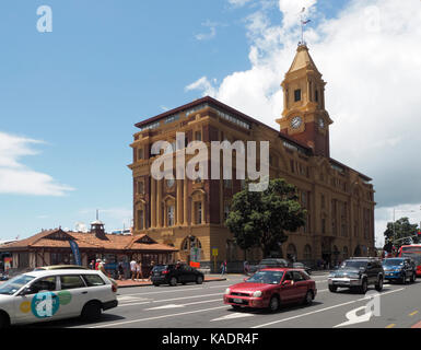 The Ferry Building in Auckland, New Zealand, was built between 1909 and ...