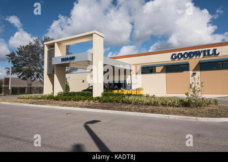The storefront of a Goodwill donation center in Oklahoma City Stock ...