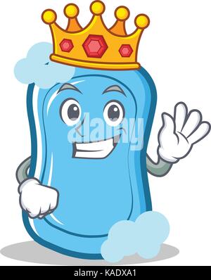 Waving blue soap character cartoon Stock Vector Image & Art - Alamy