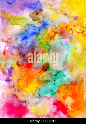 Abstract artistic background of colorful splotch Stock Photo - Alamy