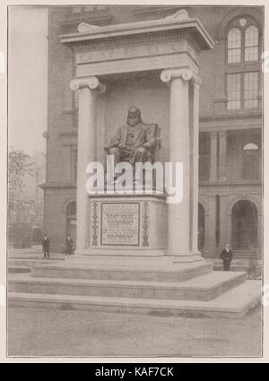 Statue of Peter Cooper, New York City Stock Photo - Alamy
