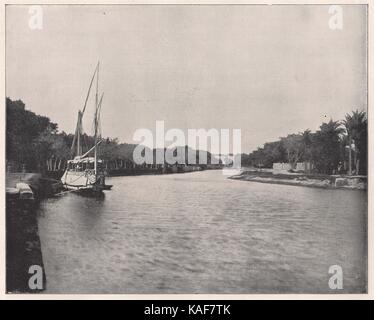 The Mahmudiyah Canal, Egypt Stock Photo - Alamy