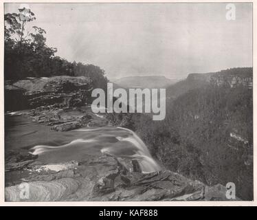19th century vintage photograph: Fitzroy Bridge, Rockhampton ...