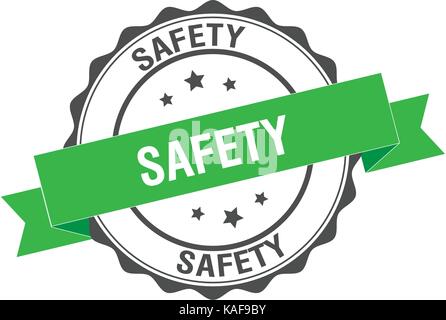 Safety & quality grunge rubber stamp on white background, vector ...