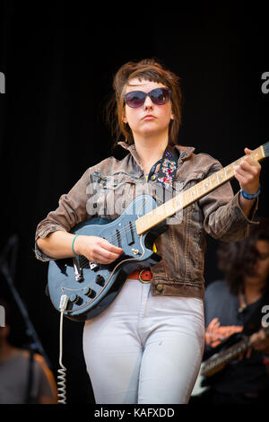 Angel Olsen performs on stage at the Auditorium Parco della Musica in ...