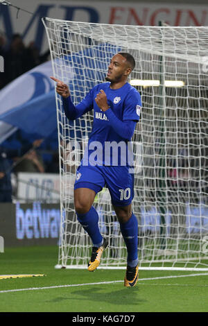 Kenneth Zohore, Cardiff City Stock Photo - Alamy