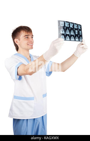 CT Scan( Computer Tomography ) isolated on white background. Multi ...