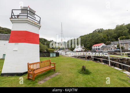 Lighthouse at Crinan Argyll & Bute Scotland Stock Photo: 48704865 - Alamy
