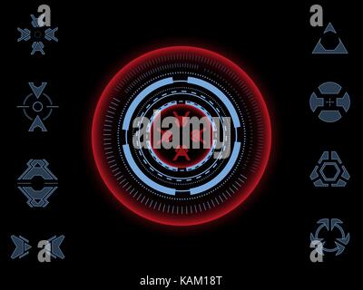 Futuristic cyberspace code digital alien matrix programming language ...