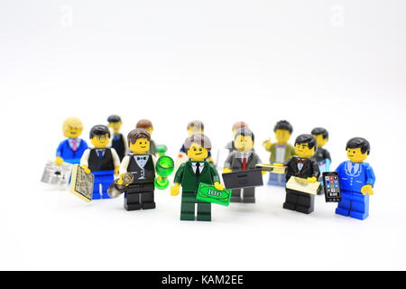 Happy Lego businessman - business success concept Stock Photo: 21028710 ...