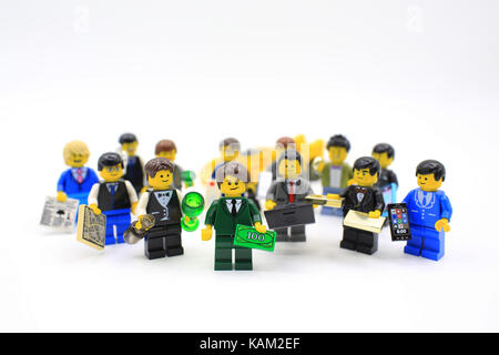 Happy Lego businessman - business success concept Stock Photo: 21028710 ...