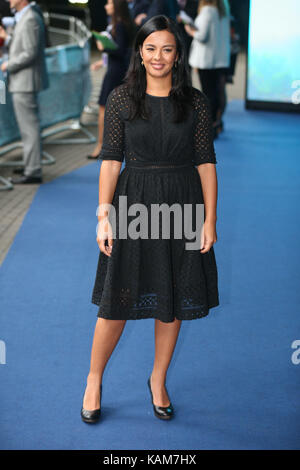 BBC presenter Liz Bonnin arrives for the World Premiere screening of ...