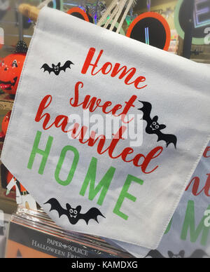 Display in Paper Source Store in Rockefeller Center, NYC, USA Stock ...