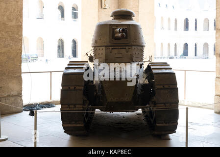 French Renault FT 17 revolutionary light tank with tracks and turret ...