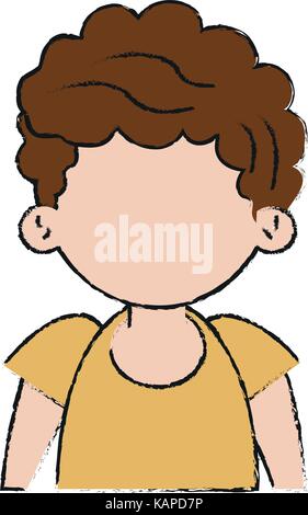 Kid boy faceless Stock Vector Image & Art - Alamy