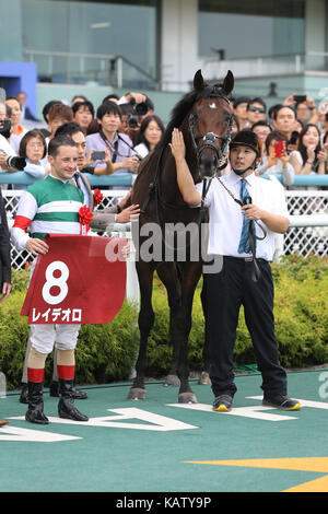 Hyogo, Japan. 24th Sep, 2017. Satono Arthur (Yuga Kawada) Horse Racing ...