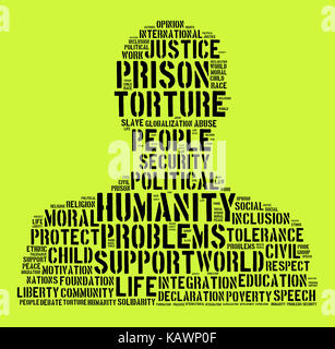 Humanity word cloud concept over white background Stock Photo - Alamy