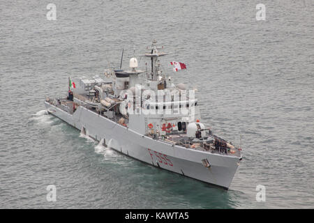 The Italian Navy Minerva class corvette Fenice Stock Photo - Alamy