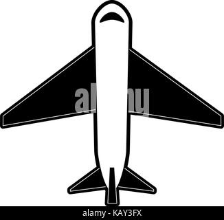 airplane topview icon image Stock Vector Image & Art - Alamy