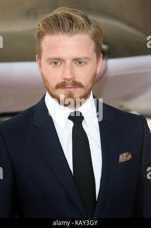 Jack Lowden attending the premiere of England is mine held at the UGC ...
