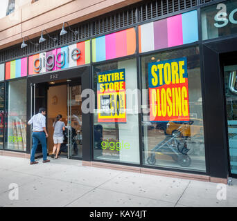 A Giggle baby boutique in the Upper West Side neighborhood in New York ...