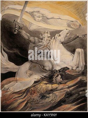 Death on the Pale Horse, painting by Benjamin West, 1796 Stock Photo ...