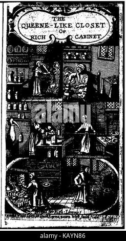 The Queen-Like Closet Or Rich Cabinet by Hannah Woolley 1670 Title page ...
