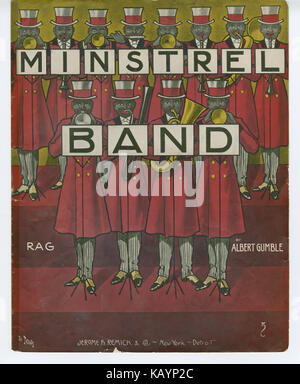 The Minstrel Band 1909 Stock Photo - Alamy