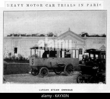 Turgan steam omnibus (1900 Stock Photo - Alamy