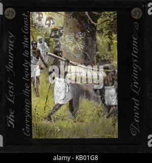 The Last Journey of David Livingstone, Africa, 1873 237-CSWC47 Stock ...