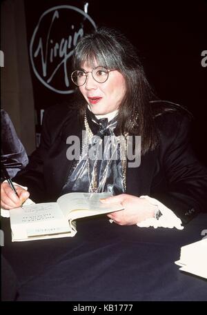 Anne Rice at Virgin Megastore NYC November 11, 1997 signing for new ...