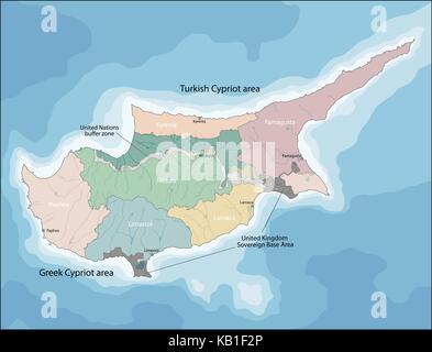 Eastern Mediterranean Political Map Stock Photo: 82149082 - Alamy