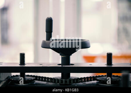 rotating gears on machine for printing Stock Photo - Alamy