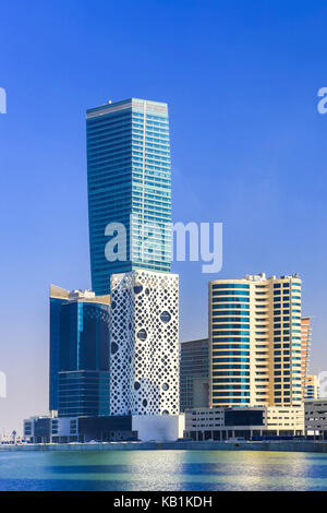 Ubora Tower, modern architecture, Dubai, Business Bay, United Arab ...