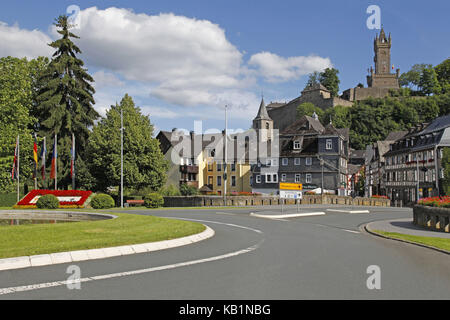 Germany, Hessia, dill castle, river dill, bridge, Old Town, landmark of ...
