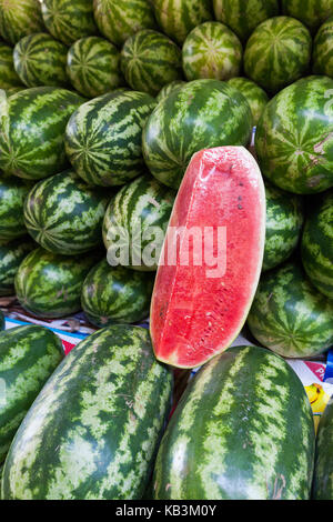 Fruit vegetables watermelons at Deira produce Market, Dubai, United ...
