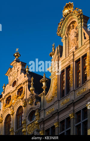 Belgium, Brussels, Grand Place, Guild Hall detail Stock Photo - Alamy