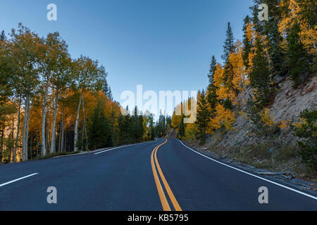 Driving on Trail Ridge Road on openning weekend of the season in Rocky ...