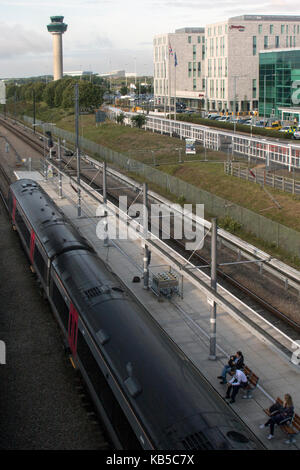Air traffic control tower, Stansted Airport, Essex, England Stock Photo ...