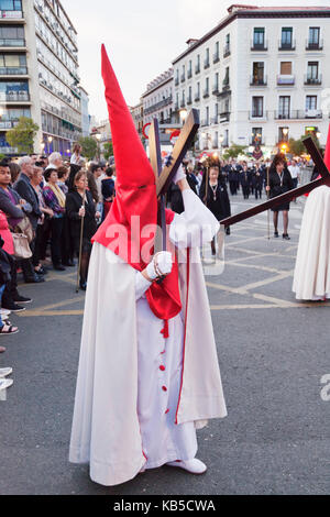Easter Parade Procession Semana Santa Madrid Spain Stock Photo - Alamy