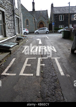 Street map of Keswick Stock Photo - Alamy