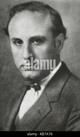Portrait of Juan Manén (1883-1971), Spanish violinist and composer ...